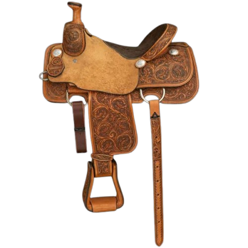 Horse Saddle Wade Tree A Fork Work Ranch Roping Roper Leather Western ...