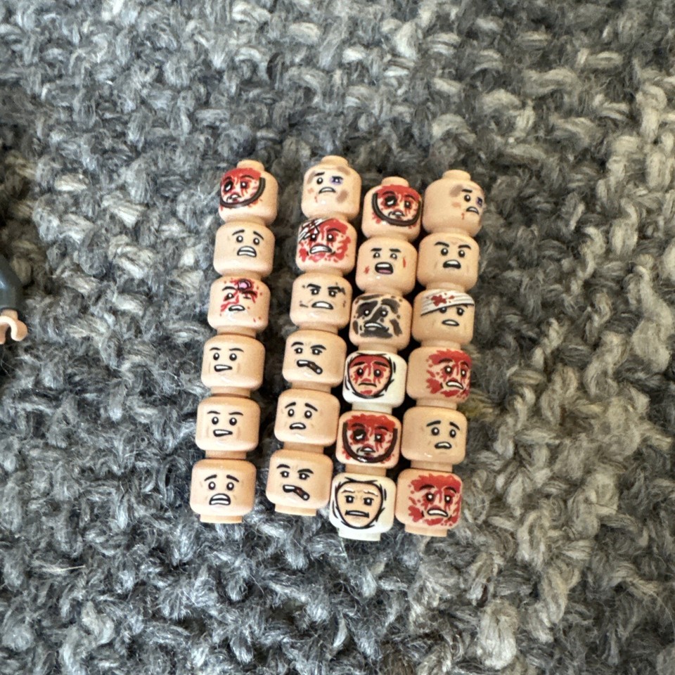 Lot of 24 Minifigure Custom Heads With Mini Figures WW2 MiniFig Co | eBay