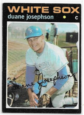 DUANE JOSEPHSON 1971 Topps Baseball card #56 Chicago White Sox EX | eBay