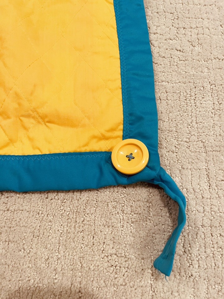 Vintage Playskool Colorful Infant Baby Blanket Activity Play Mat Fold N ...