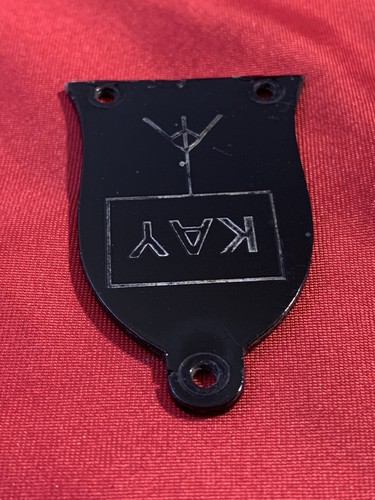 1950s KAY USA Guitar Truss Rod COVER Music Stand Original Vintage Part ...