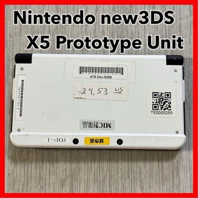 Nintendo New 3DS X5 Prototype Dev Unit Rare Debug Console Not for Sale ...