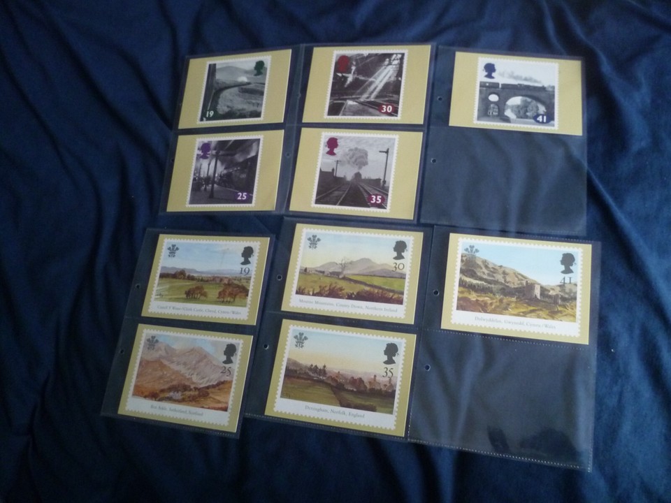 GB PHQ Cards- 21 sets from 1993-1996 in small blue ring binder in good ...