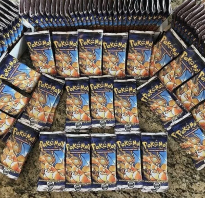 Vintage Pokemon Cards 1999 WOTC RePack! Charizard! Gold Star! Shiny ...