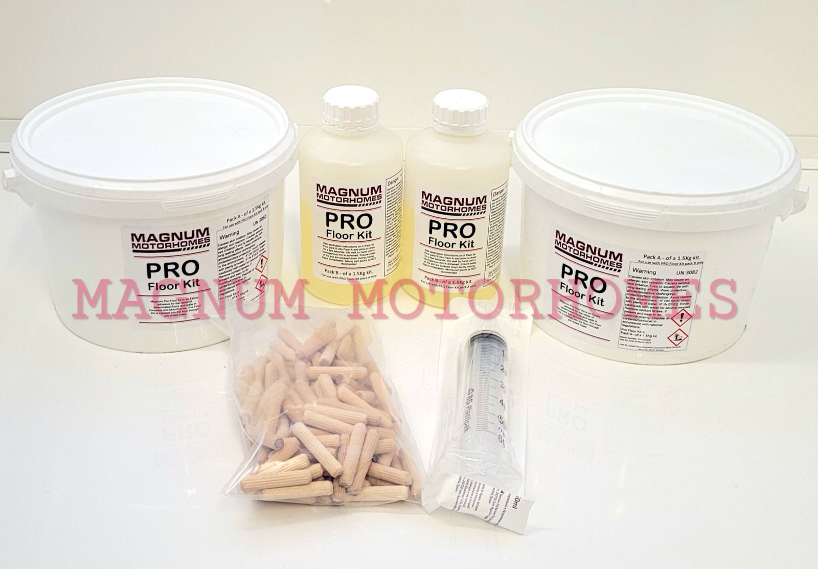 Magnum Pro Floor Delamination Kit Twin Pack (With Dowels & Syringe ...