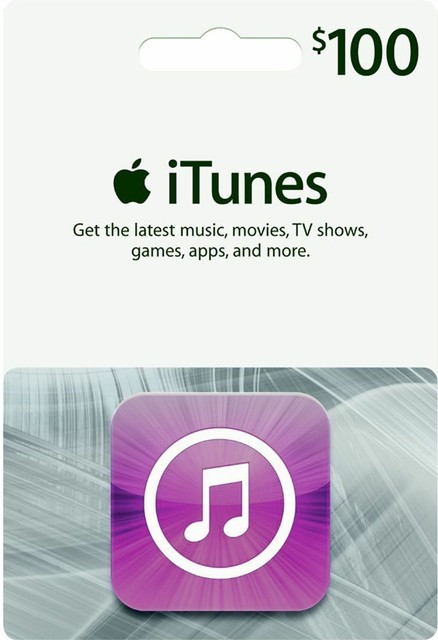 Apple iTune $100 Gift Card for sale online | eBay