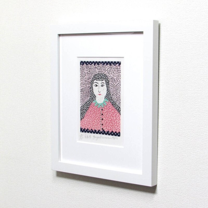 Yayoi Kusama Lithograph Collage "Self-Portrait" Limited Edition Signed ...