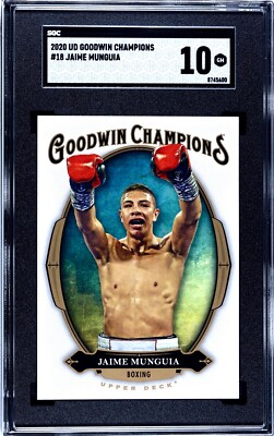 2020 Upper Deck Goodwin Champions #18 Jaime Munguia Rookie Card SGC 10 ...