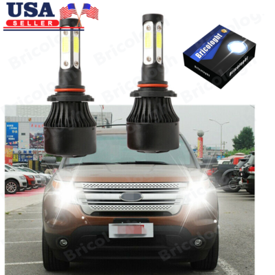 For FORD EXPLORER 2011 2012 2013 2014 2015 4 Sides 9005 HB3 LED ...