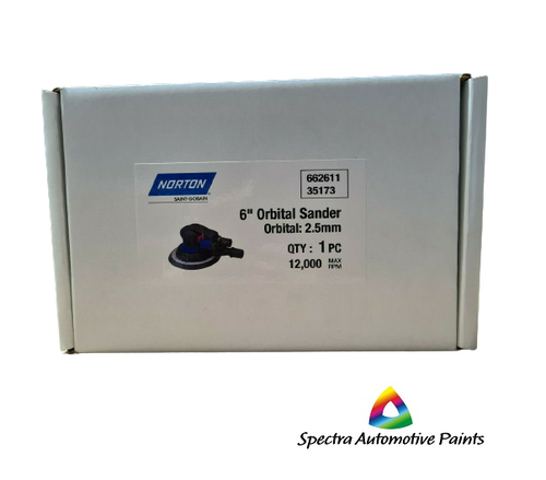 Norton 6" (150mm) Orbital Palm Sander 2.5mm. Whizzer, Automotive Tools ...