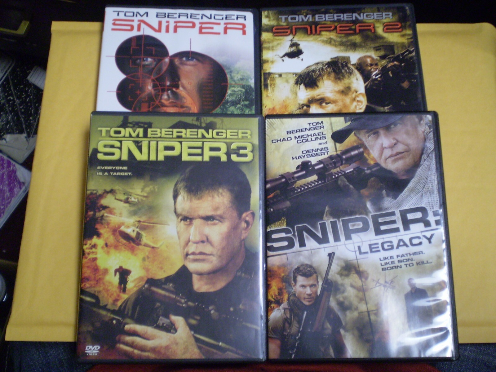 (4) Sniper DVD Lot: Sniper 1, 2, 3 + Legacy Tom Berenger | eBay