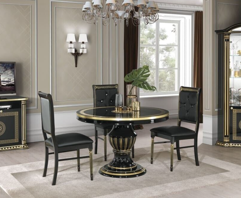 Italian Style Dining Tables Exclusive Modern Design Marble Top Dining