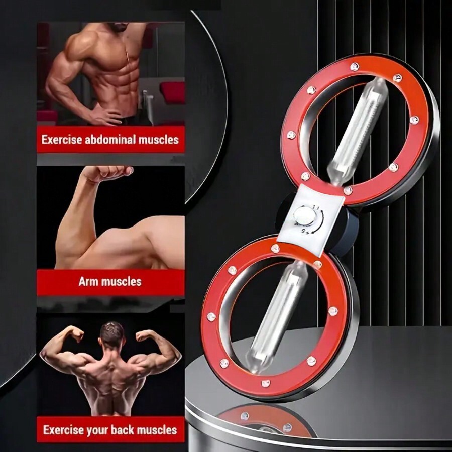 Adjustable Arm Strength Trainer, Iron Resistance Exerciser for Men | eBay