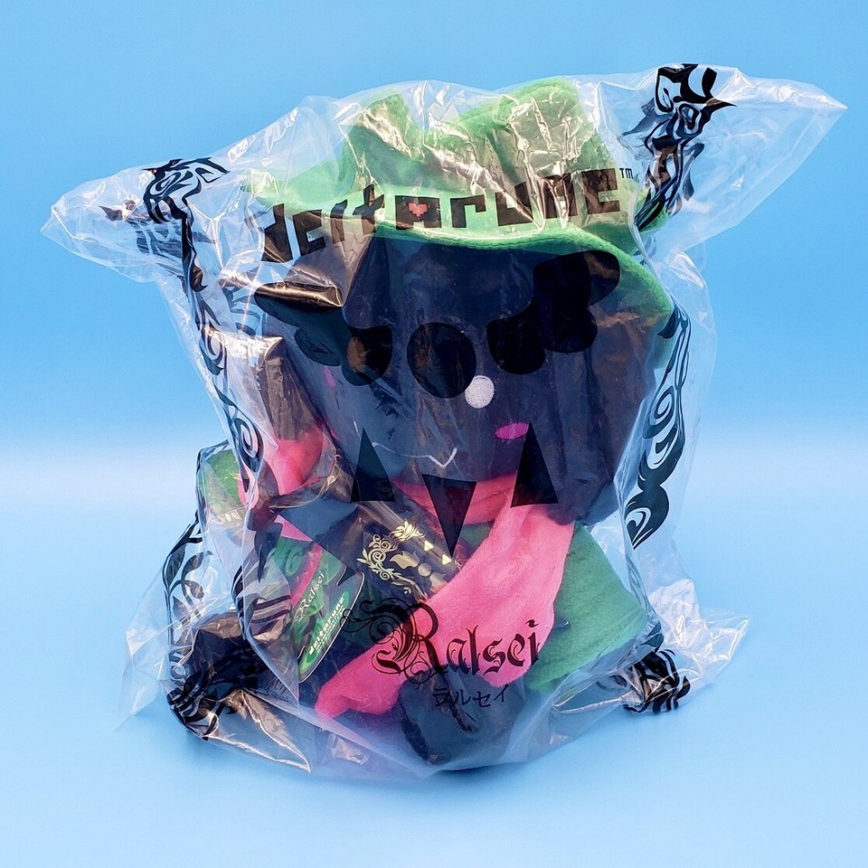 Deltarune Undertale Ralsei Plush Figure Removable Hat Scarf Glasses 12 ...