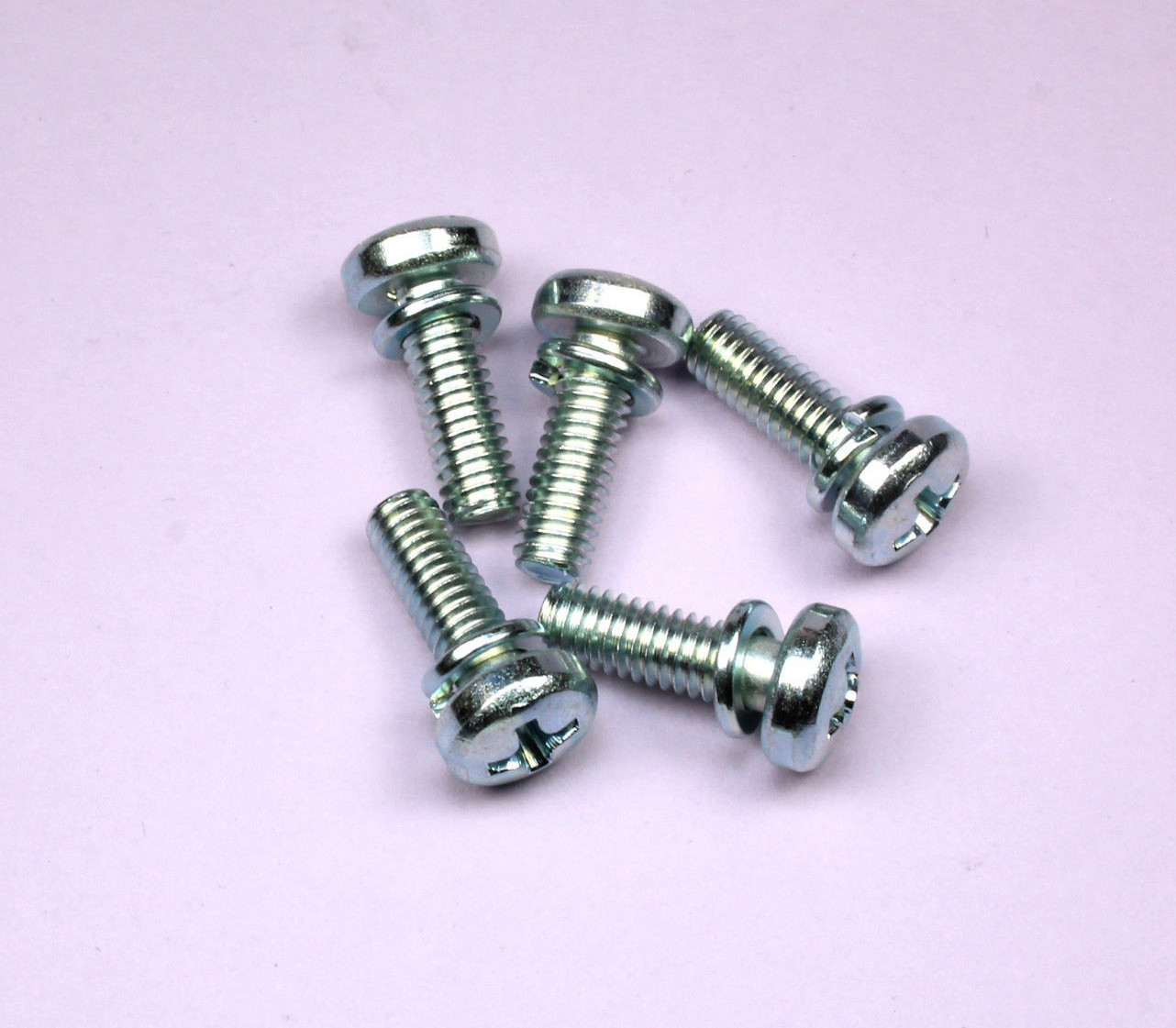 50 pieces Bossard Machine Screws M4 x 12, 4.8 Phillips Pan Head Sems ...