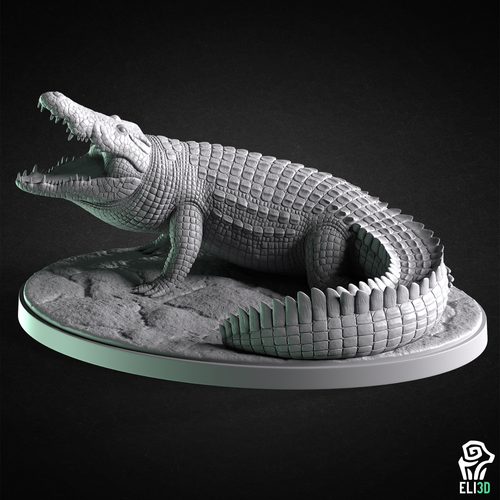 Crocodile 1:24 Miniature | Eli3D | Scale Animal Model | eBay