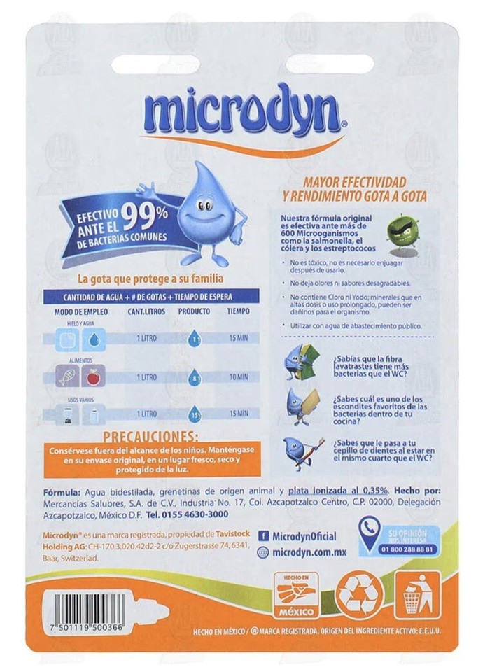 MICRODYN Desinfectante/Vegetable Wash | eBay
