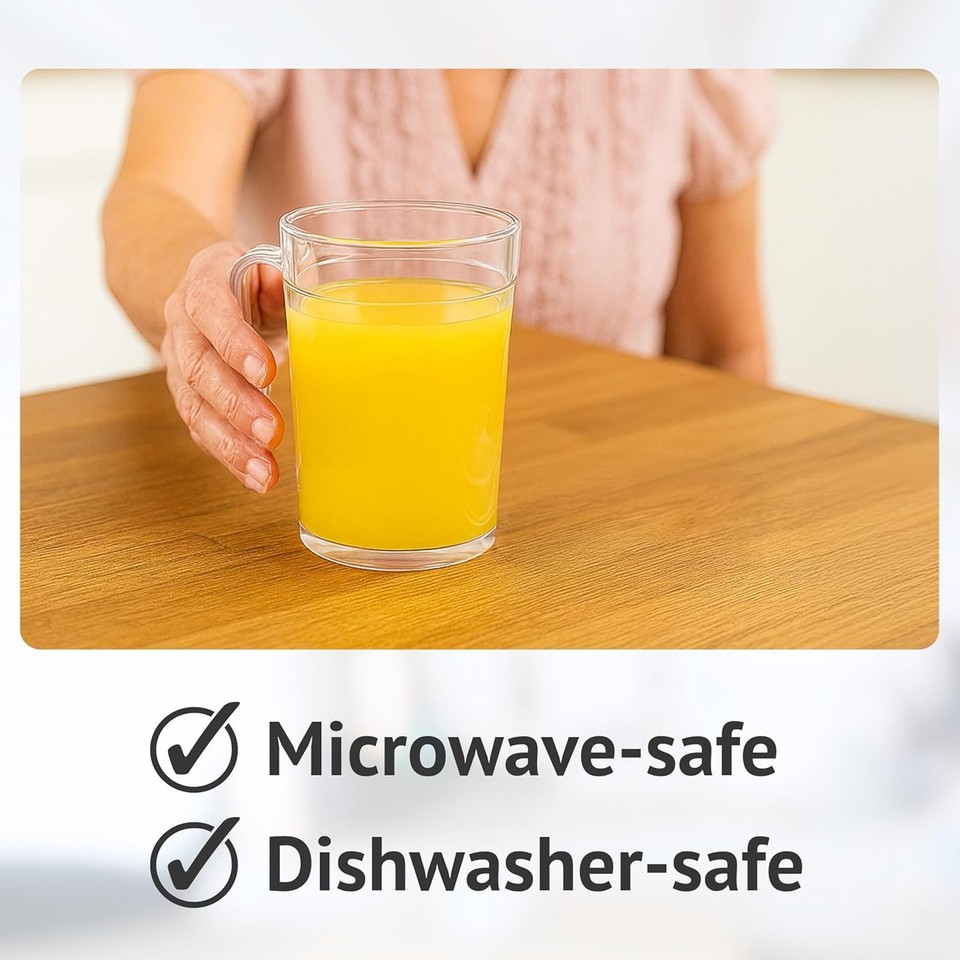 Drinking Cup/Beaker/Mug/Sippy Cup for Disabled Adults with Easy Grip ...