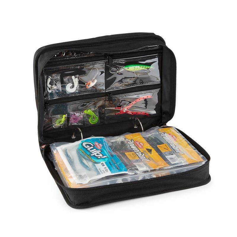 Fishing Bait Storage Binder Stores To 42 Bags Heavy Duty Sealed Easy ...