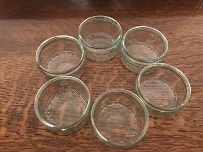 6 x Glass Gu Ramekin Dishes / Wedding / Arts & Crafts / Candles | eBay UK
