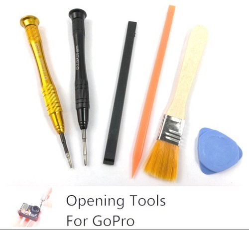 New 6 in 1 Repair Opening Pry Tools Kit Set for Gopro Hero 3+ 3 hero ...