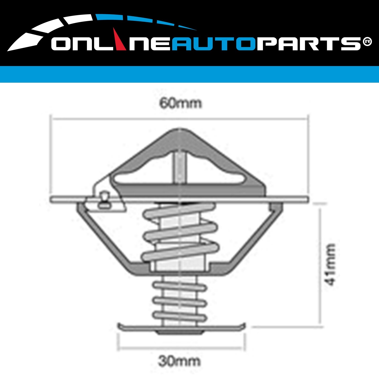 Thermostat for Toyota 4Runner Hilux Surf KZN185 4cyl 1KZ-TE 3.0L 1995 ...