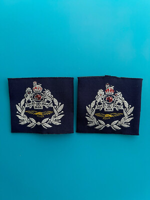 RAF Royal Air Force Master Aircrew (MAcr) Rank Slides (Pair) CIIIR C3R ...