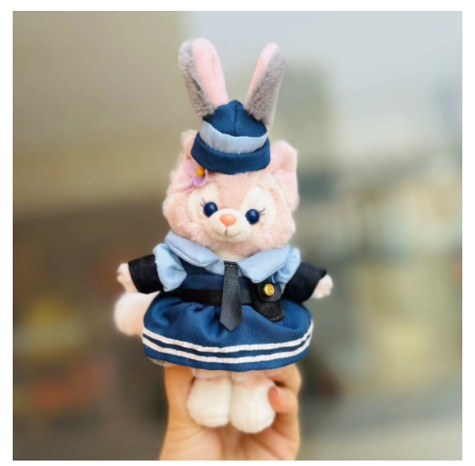 Handmade Officer Bunny Clothes For Disney Fox Linabell Plush Keychain ...