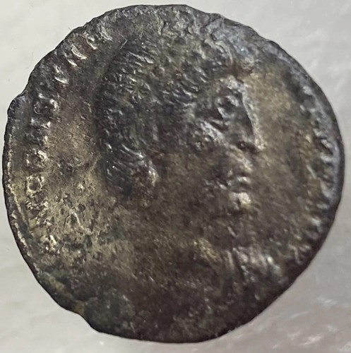 Ancient Roman Coin 353-354 AD Emperor Constantius II Soldier Spearing ...