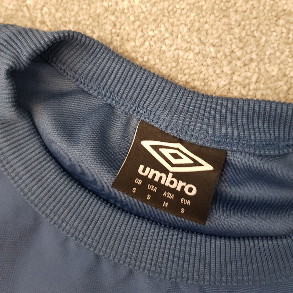 Umbro England Mens Sweatshirt Small Blue Rugby Training Pullover Jumper ...