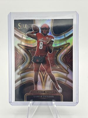 LAMAR JACKSON 2023 SELECT DP SILVER PRISM #SS-LJ RAVENS CARD MVP STAR ...