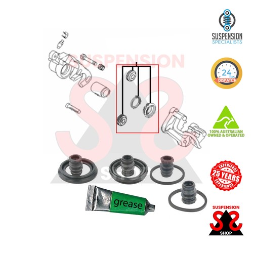 Front Axle Repair Seal Kit, Brake Caliper Suit HYUNDAI i30 1.6 CRDi ...