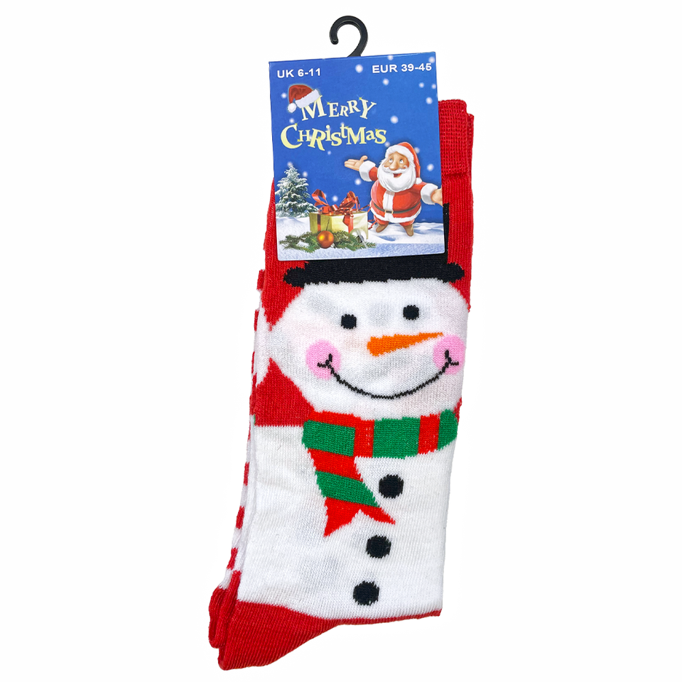 Mens Santa Festive Christmas Cotton Rich Novelty Xmas Socks - 3,6,12 ...