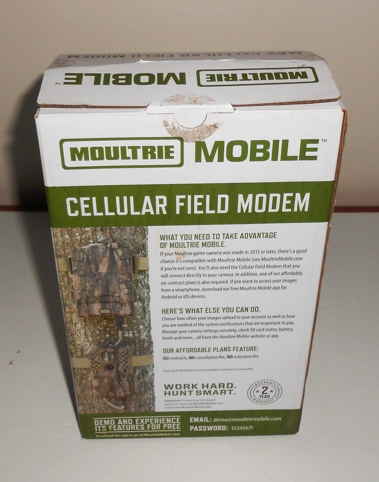 Moultrie Mobile MA2 Cellular Field Modem w/ AT&T 4G Network Pine Bark ...