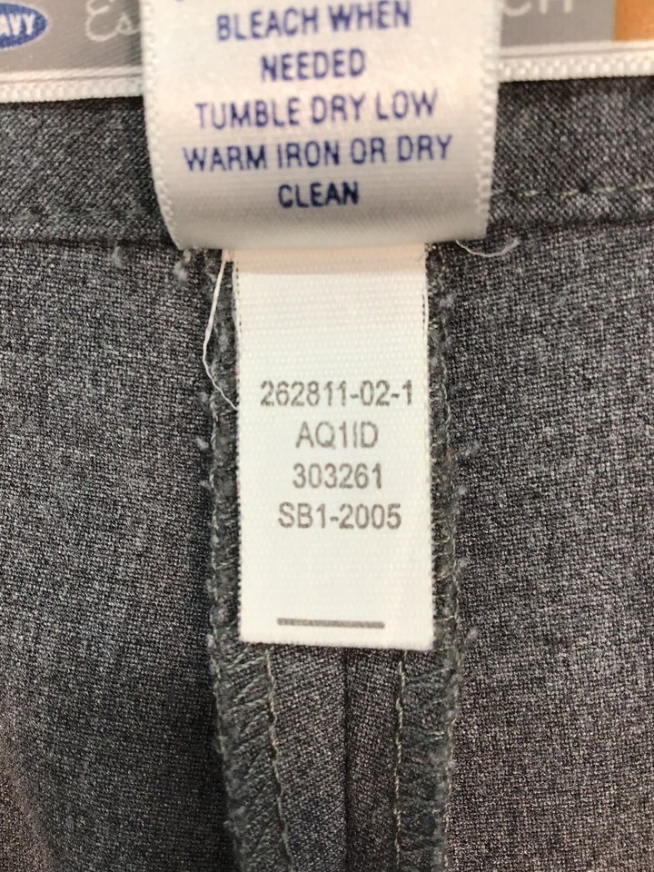 Old Navy Women's Plus Size 18 Gray Slacks Pants Essential Stretch Wide ...