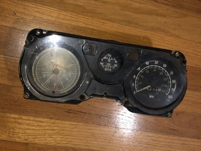 1975-1979 PONTIAC FIREBIRD FORMULA GAUGE CLUSTER 100 MPH SPEEDO OIL ...
