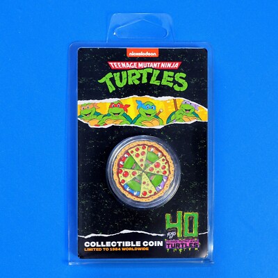 Teenage Mutant Ninja Turtles Limited Edition Collectible Pizza Coin ...