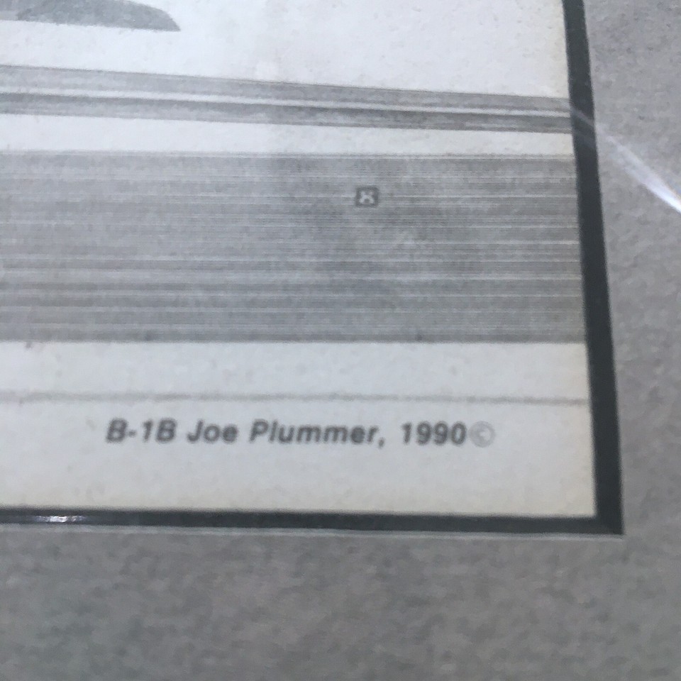 Vintage Joe Plummer Aviation Art Framed Lithograph Lot of 4 (1986 ...