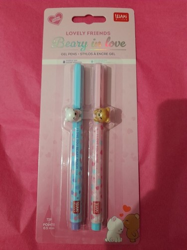 Lot 2 stylos LEGAMI Lovely Friends Beary in Love . St Valentin 2025 ...