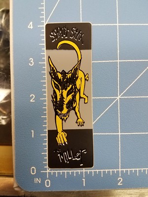 NOS Schmitt Stix Skateboard Sticker - Chris Miller - Grey | eBay