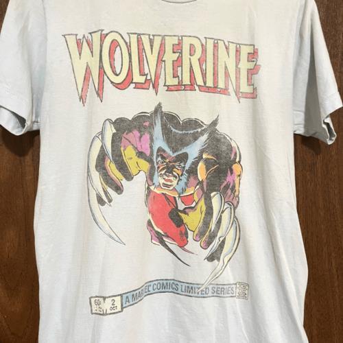 Marvel Mad Engine Men's Wolverine Comic Images X-men T-Shirt Light Blue ...