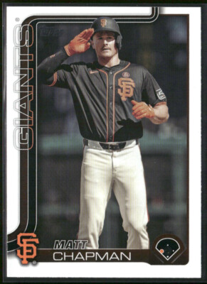 2025 Topps #221 Matt Chapman San Francisco Giants Baseball Card | eBay