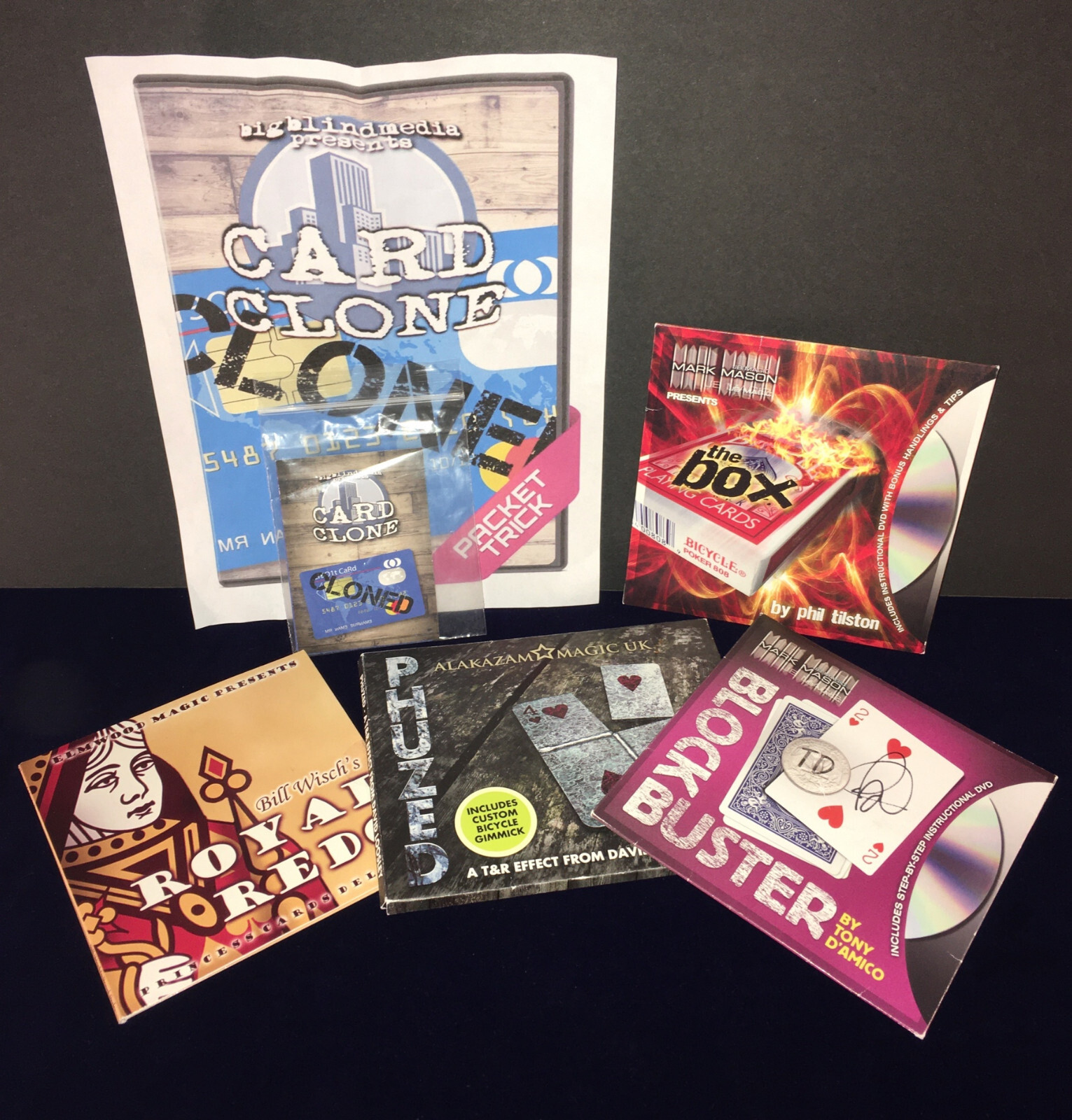 Bundle of great close-up effects from JB MAGIC, ALAKAZAM, BILL WISCH ...