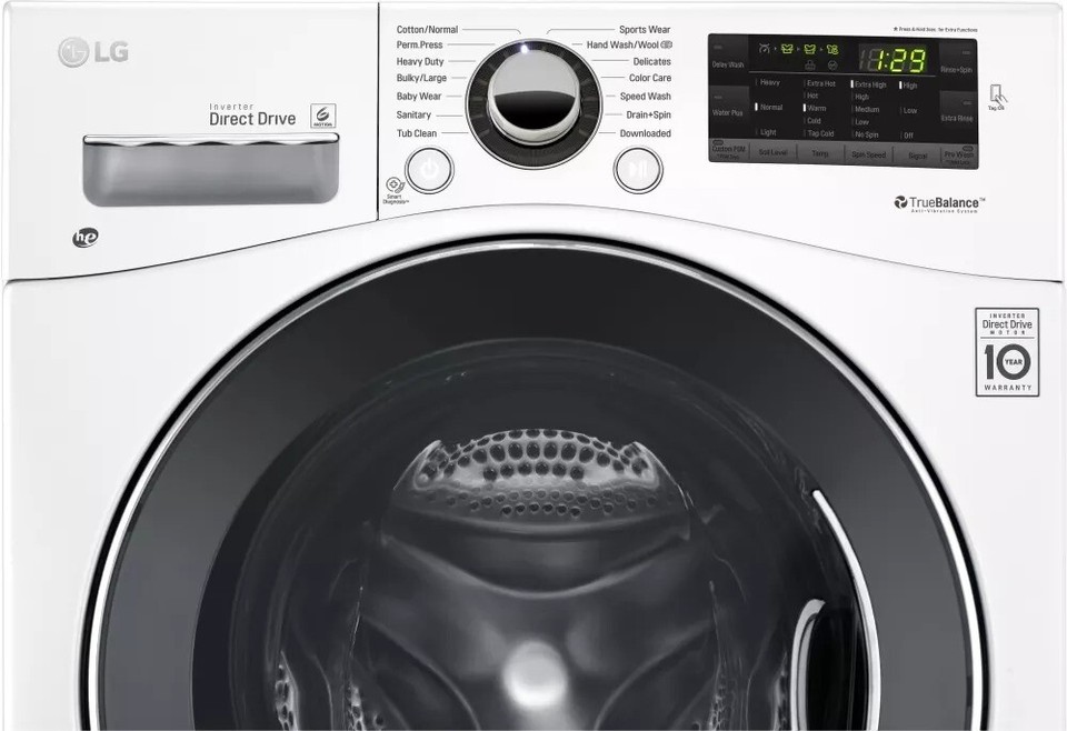 LG WM1388HW 24" White 2.3 Cu. Ft. Front-Load Washer NIB #123906 BP SALE ...