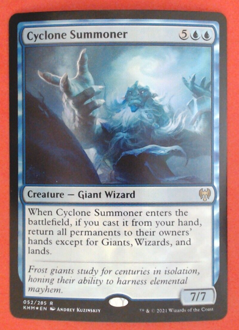 MTG Bling - Foil - Cyclone Summoner - Kaldheim (KHM) -i401 | eBay