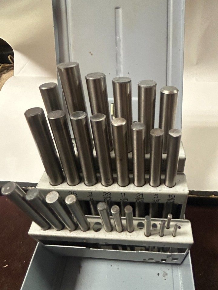 MACHINIST TpCb LATHE MILL Machinist Drill Index with Pin Gages Drill ...