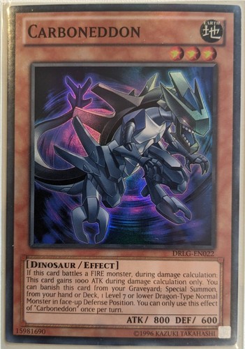 YuGiOh Carboneddon Super Rare DRLG-EN022 | eBay