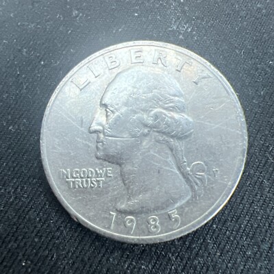 1985 P Washington Quarter Mint Error - Off Center | eBay