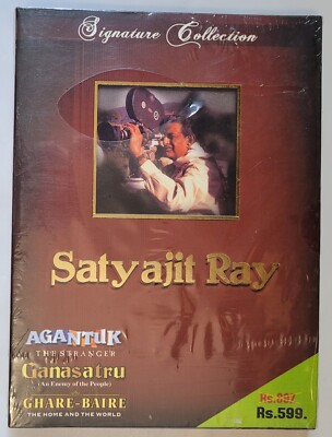 Satyajit Ray Signature Collection 3 DVD Set Agantuk Ganasatru Ghare ...