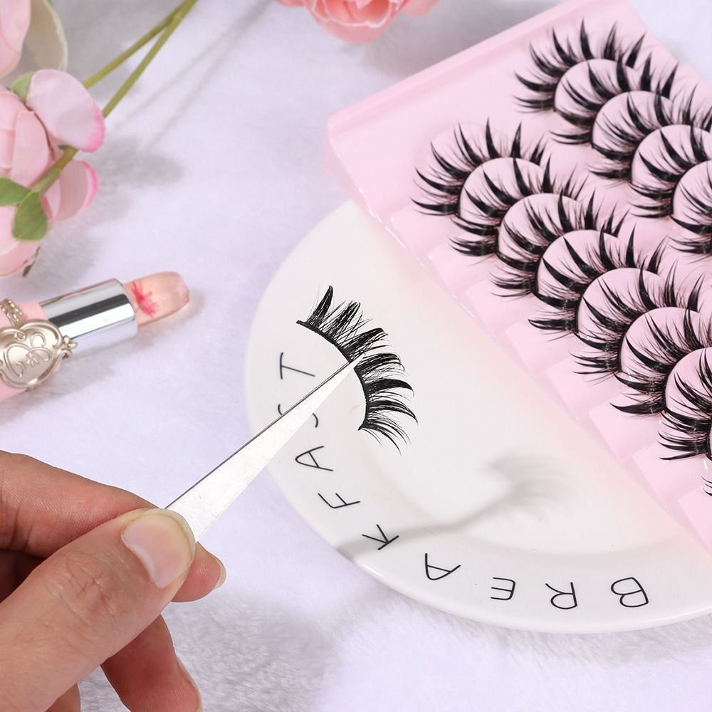 Fairy Clusters Spiky Fake Eyelashes Cosplay Lashes Manga Lashes Wet ...